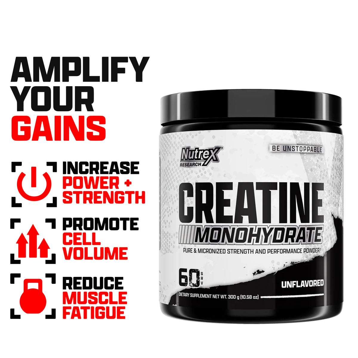 NUTREX CREATINE MONOHYDRATE | GYM SUPPLEMENTS U.S