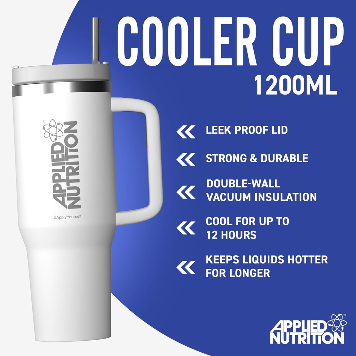 APPLIED NUTRITION COOLER TUMBLER CUP | GYM SUPPLEMENTS U.S