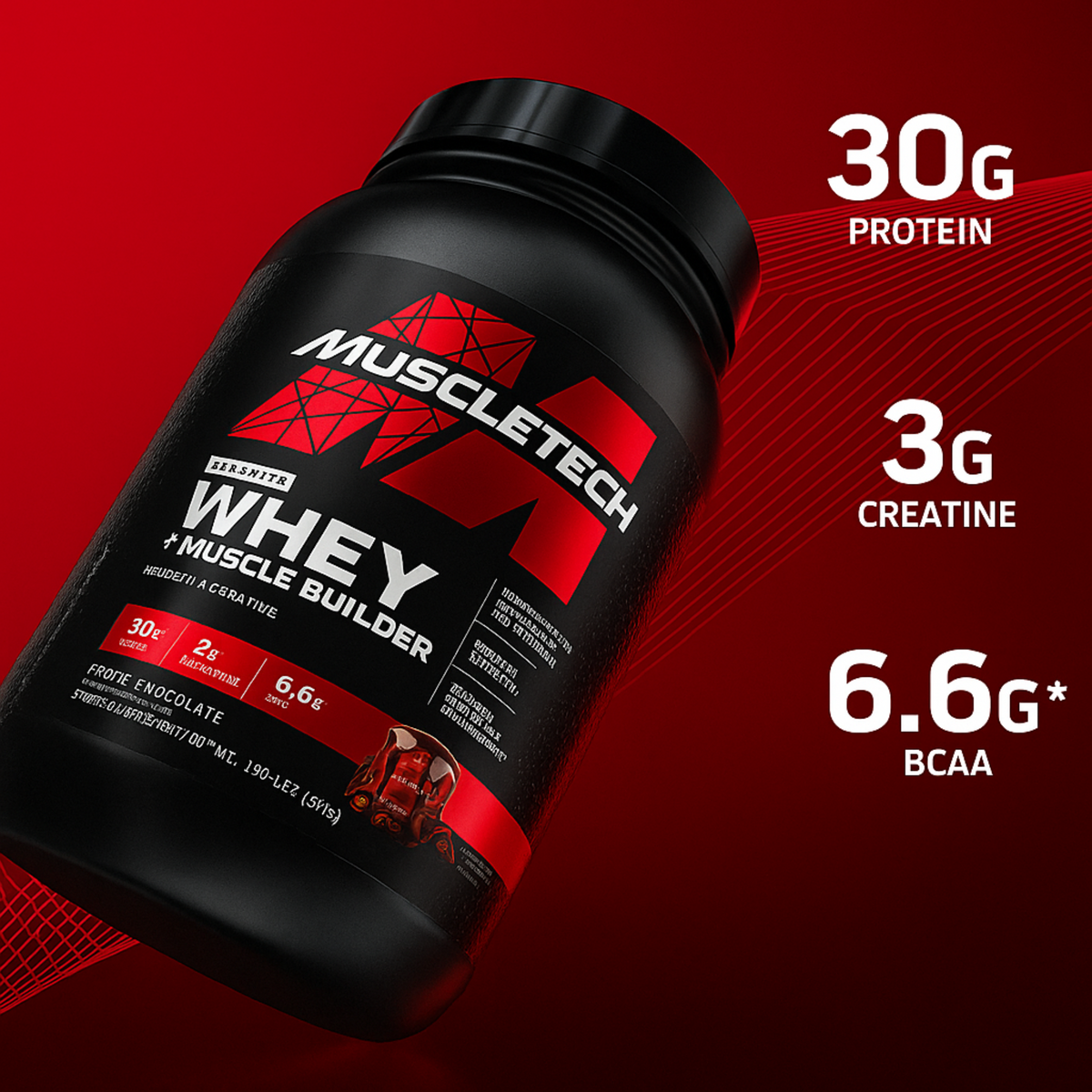 MUSCLETECH PLATINUM WHEY + MUSCLE BUILDER – GYM SUPPLEMENTS U.S